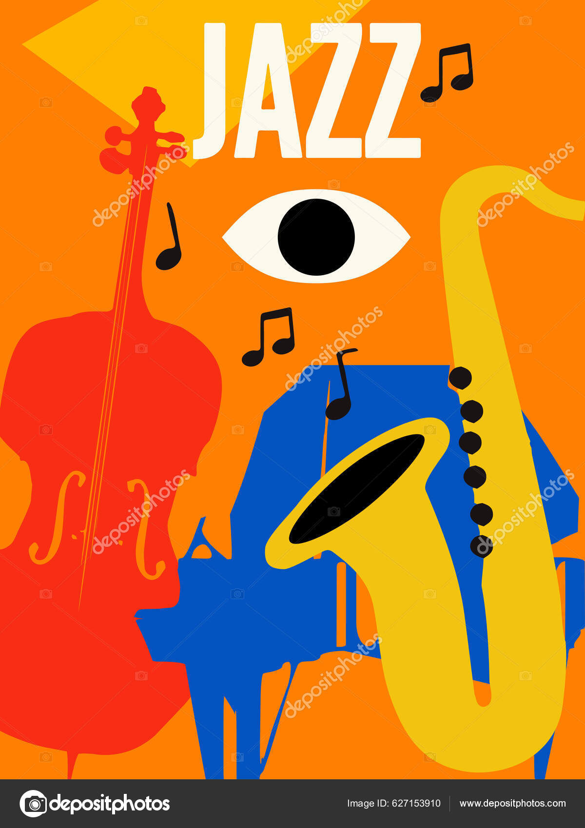 Colorful Musical Instruments Bundle Vector Illustration Instruments ...