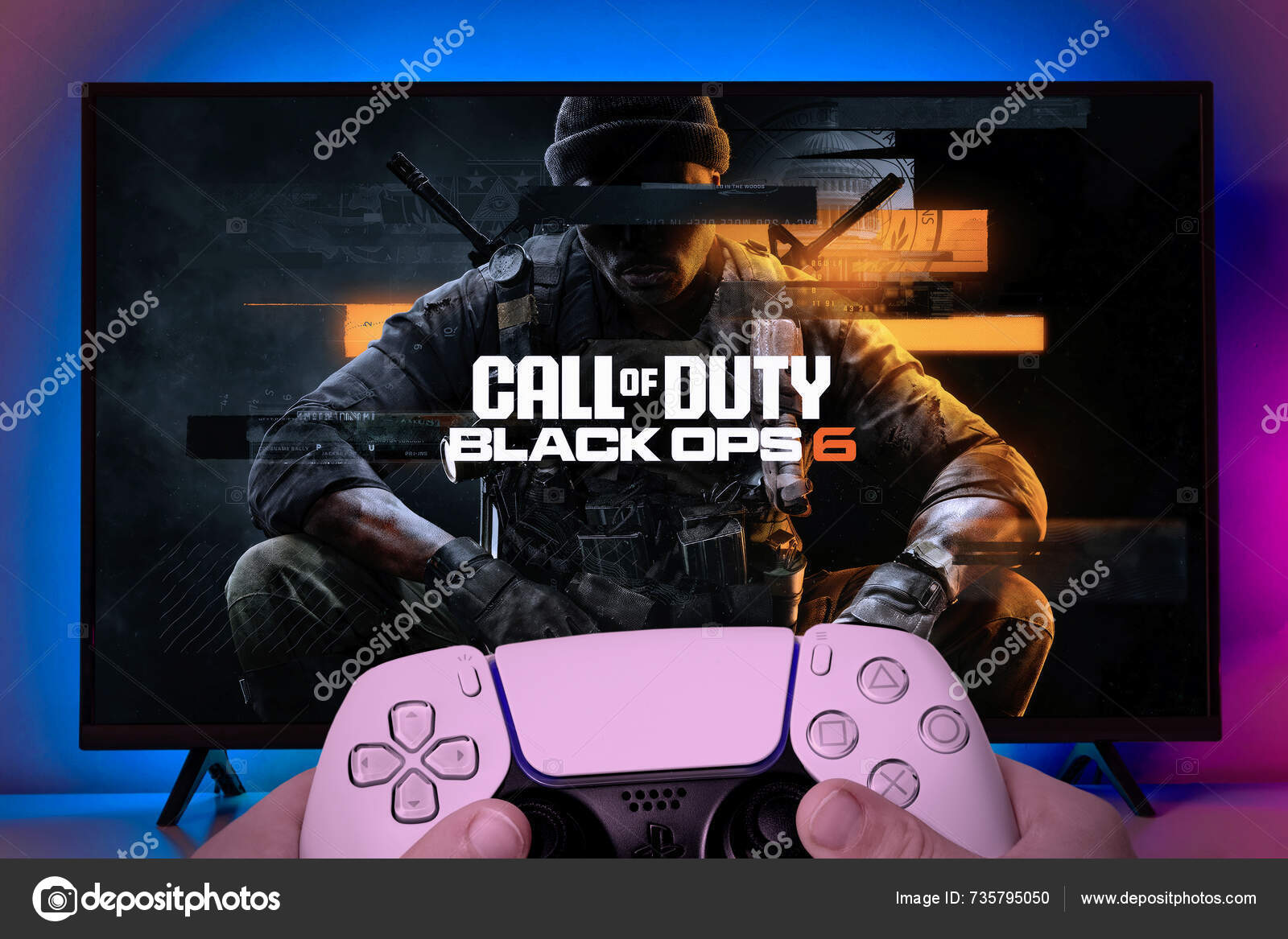 Playing Call Duty Black Ops Screen Jul 2024 Sao Paulo — Stock Editorial ...