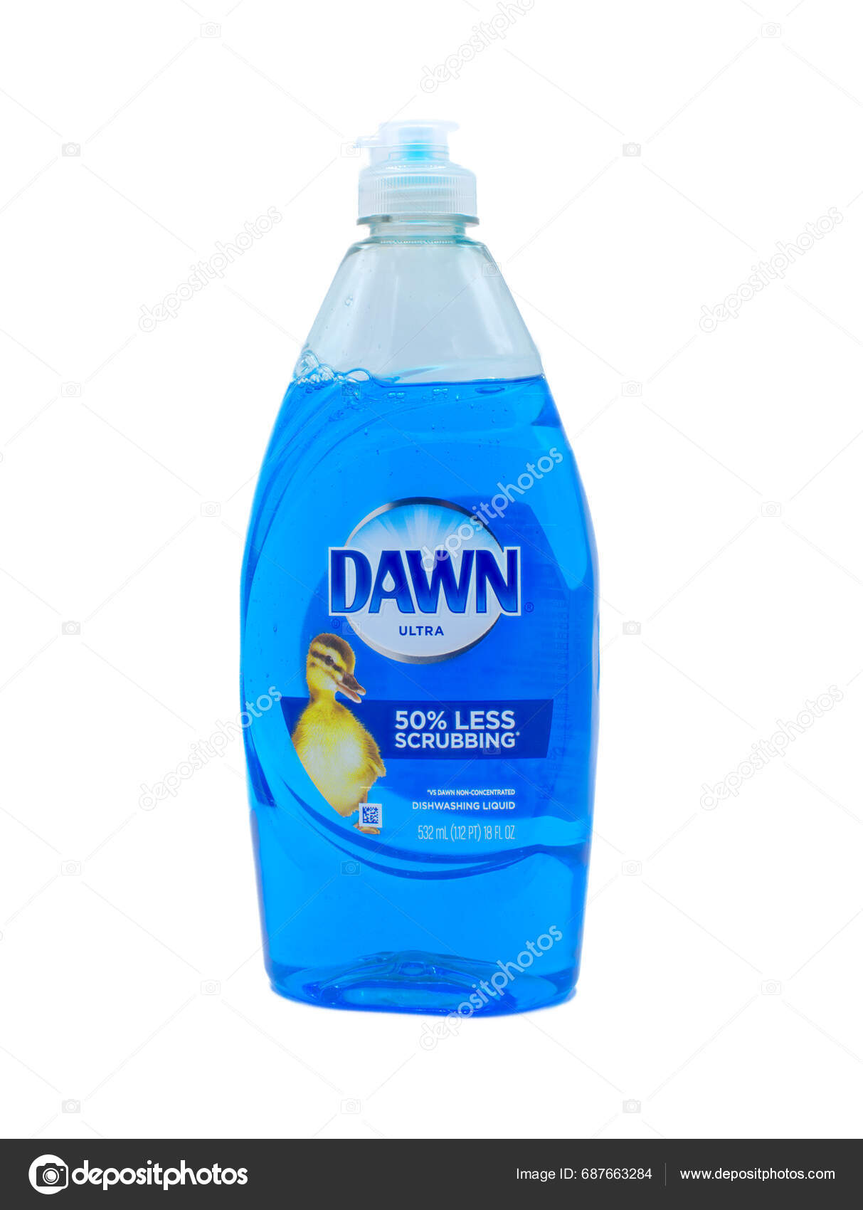 Ocala Florida Usa 2023 Dawn Dish Detergent Blue Powerwash Cute – Stock ...