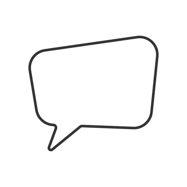 Speech Bubble Outline Vector Illustration Memphis Elements Speech ...