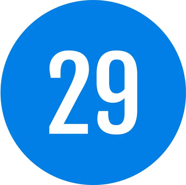 Number 29 Clipart