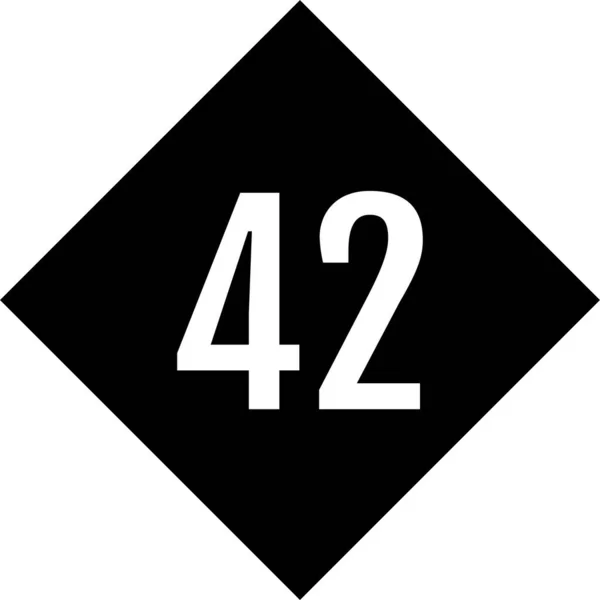 100,000 Number 42 logo Vector Images | Depositphotos