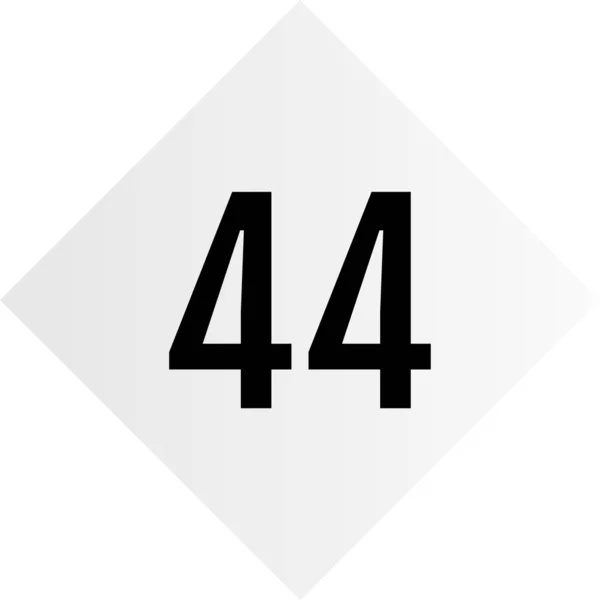 44 número Stock-Vektorbilder | Depositphotos