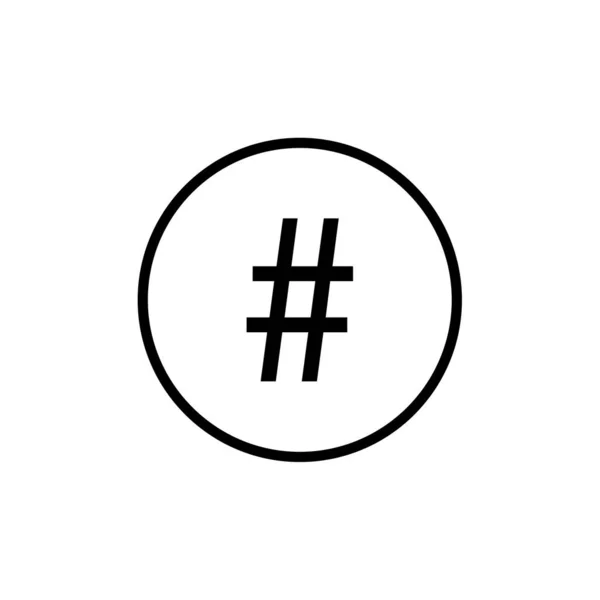 Hashtag symbol imágenes de stock de arte vectorial | Depositphotos