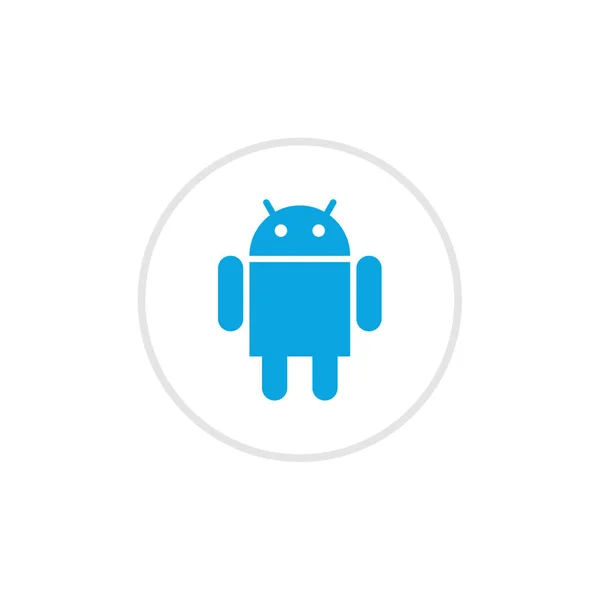 Blue Android Icon