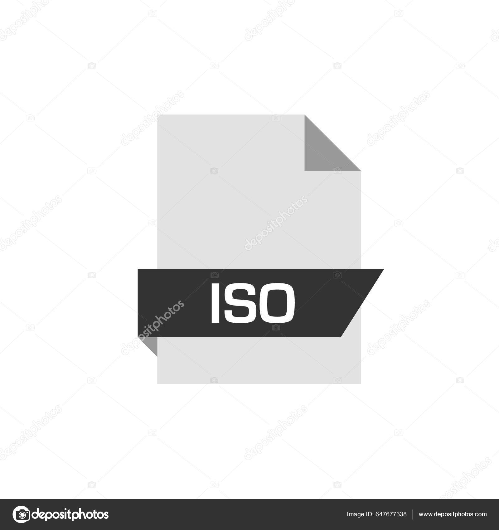 Iso File Name Extension Document Stock Vector Image by ©AlfredoCreates ... Iso File Name Extension Document Stock Vector Image by ©AlfredoCreates ...