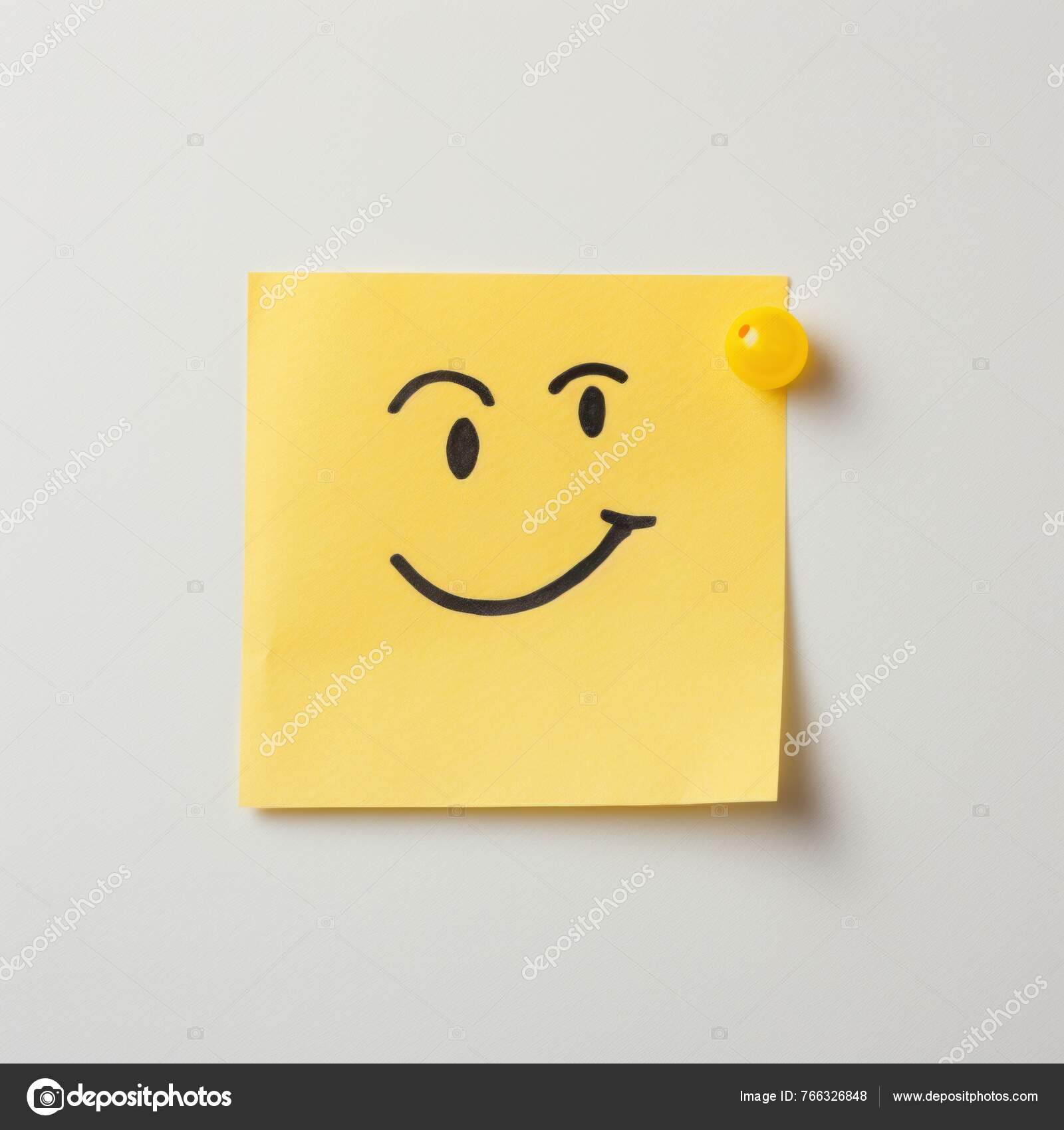 Hand Drawing Emoji Adhesive Note Paper — Stock Photo © ferencsol49 ...