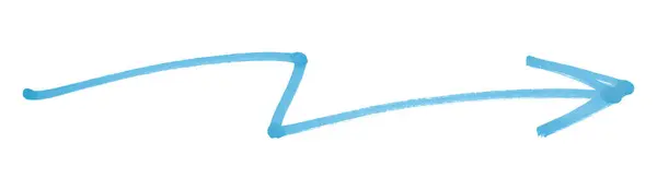 Blue Arrow Isolated White Background — Stock Photo © khanetjanngam ...