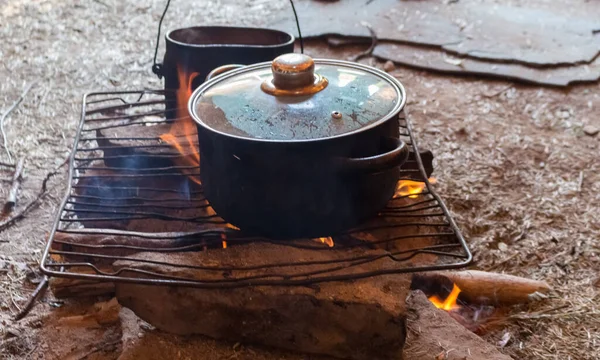 Camping cook Stock Photos, Royalty Free Camping cook Images | Depositphotos