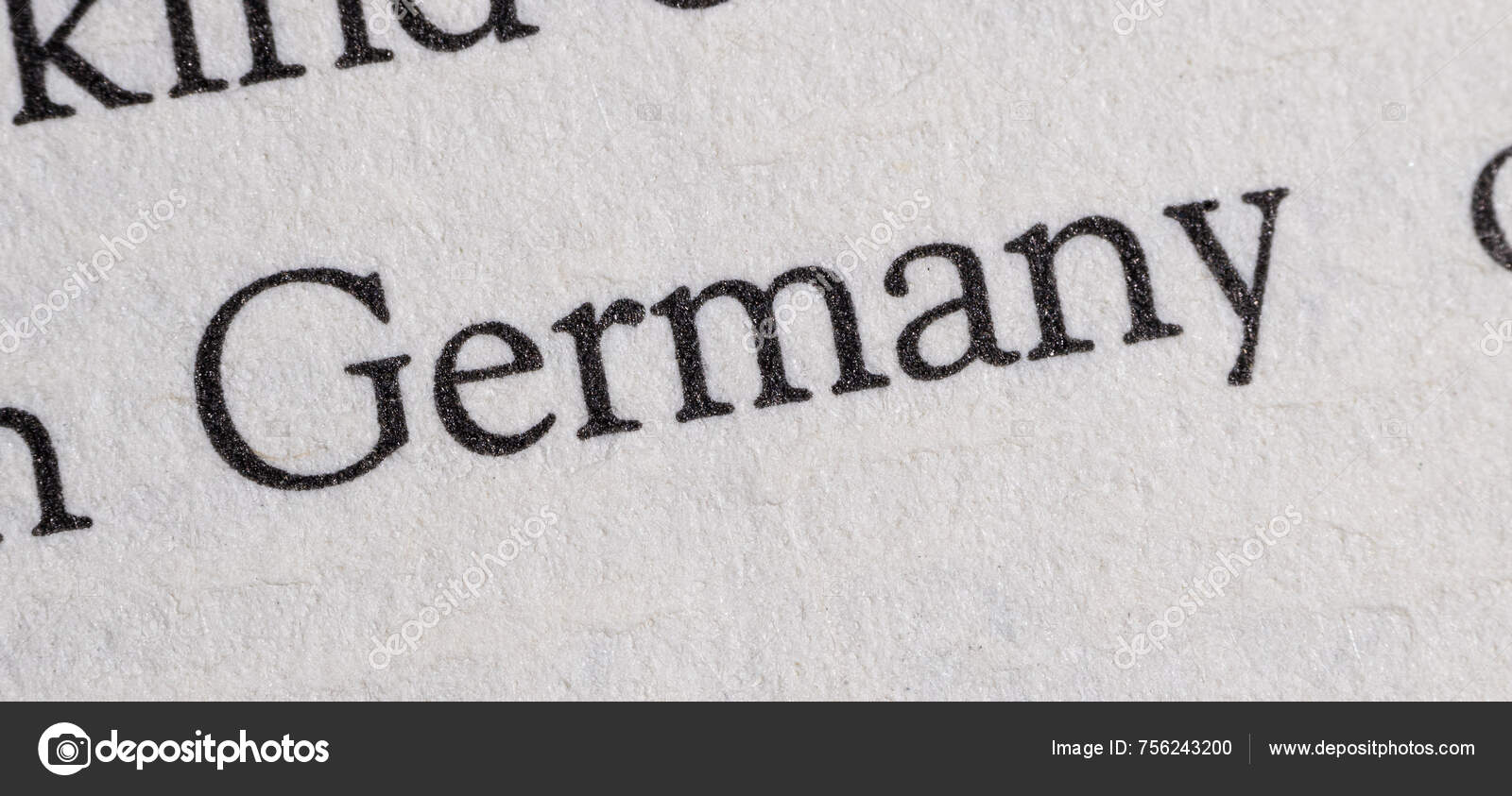 Glossary Germany Word English Language Print Font Newspaper Page Close ...