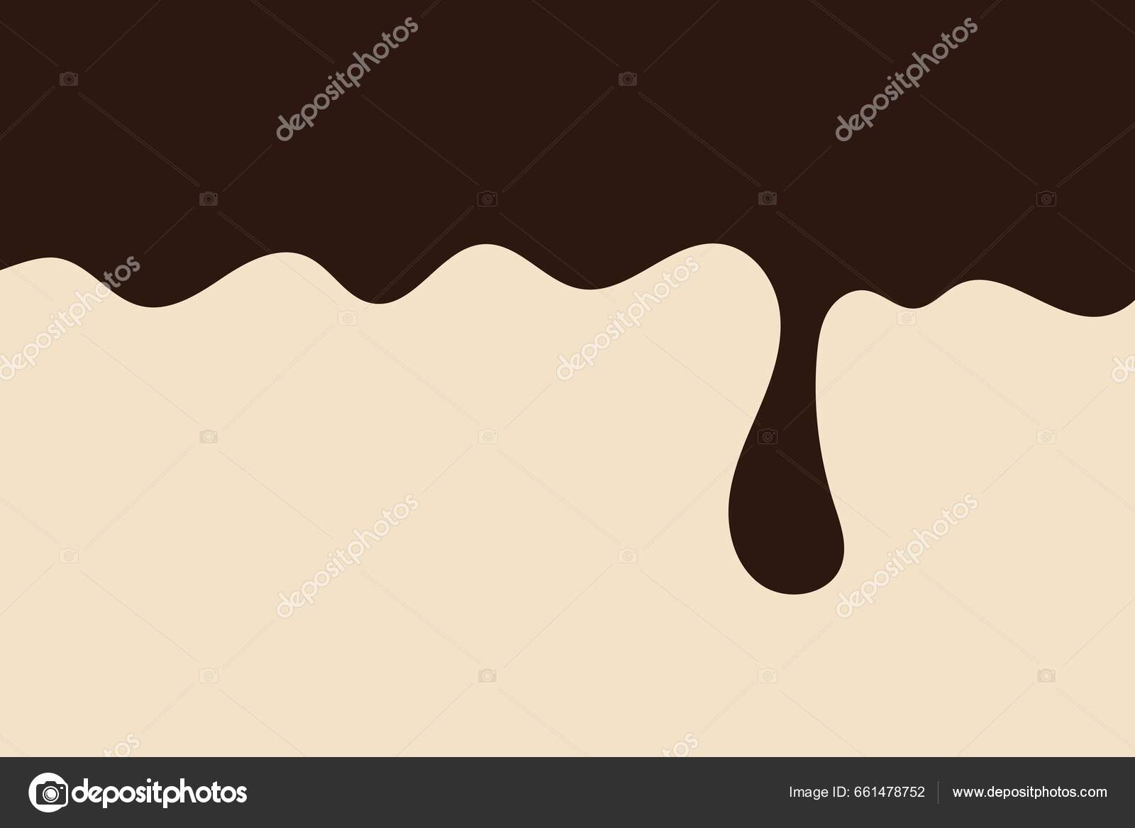 Chocolate Drops Background Vector Illustration Stock Vector by ...