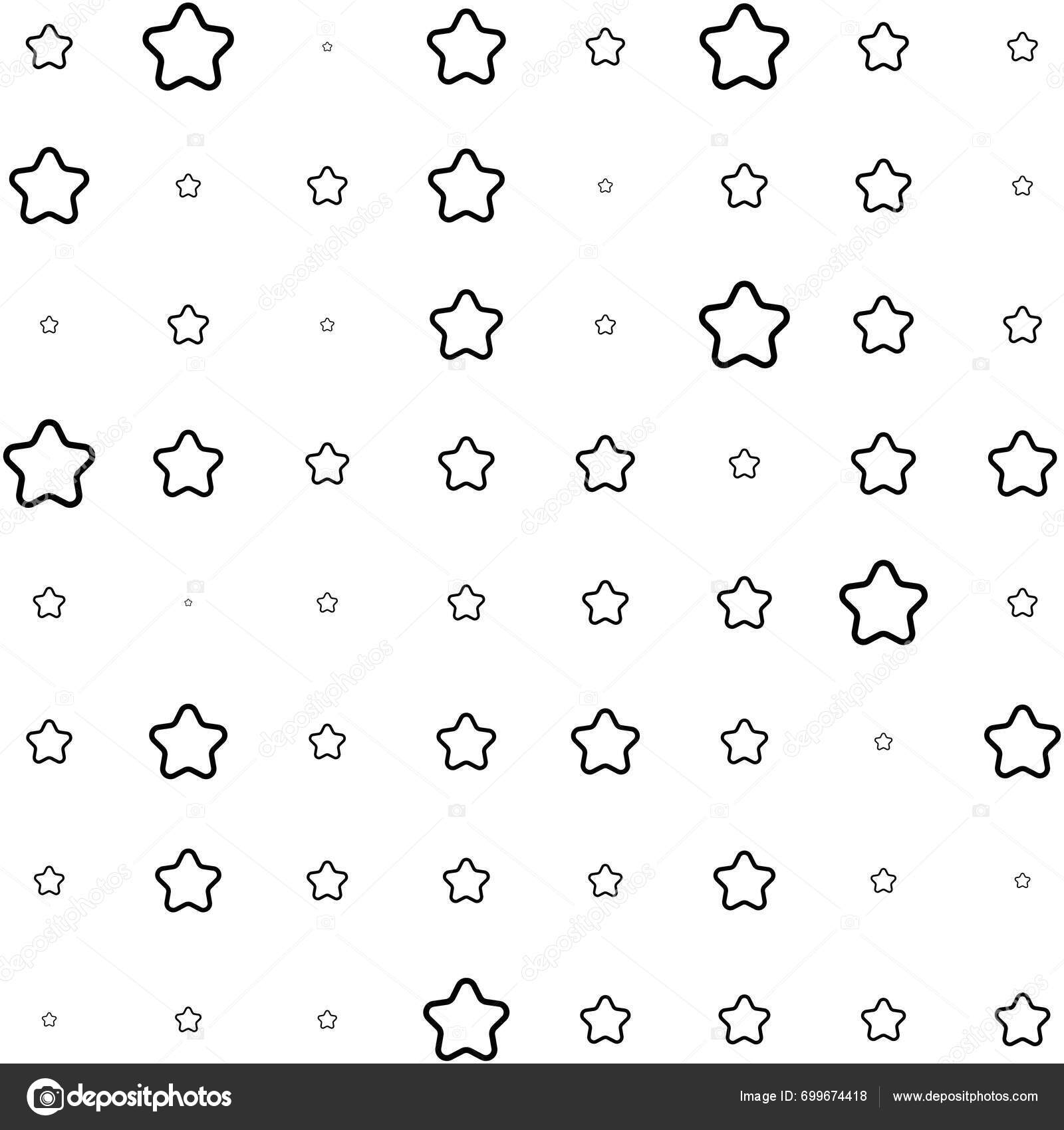 Stars Line Random Pattern Background Vector Illustration Stock Vector ...