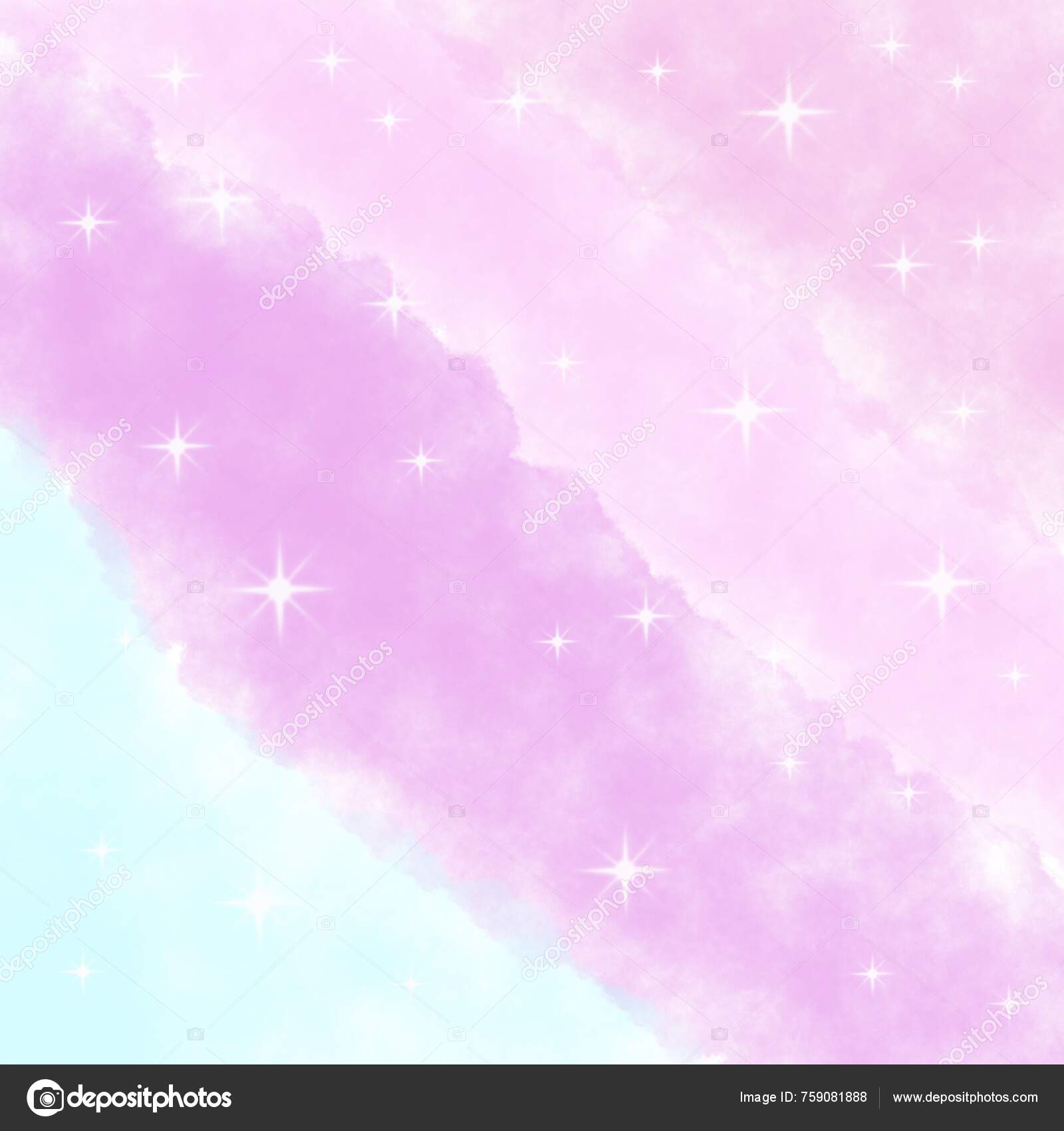 Pastel Universe Fantasy Watercolor Background — Stock Photo © Sudakarn ...