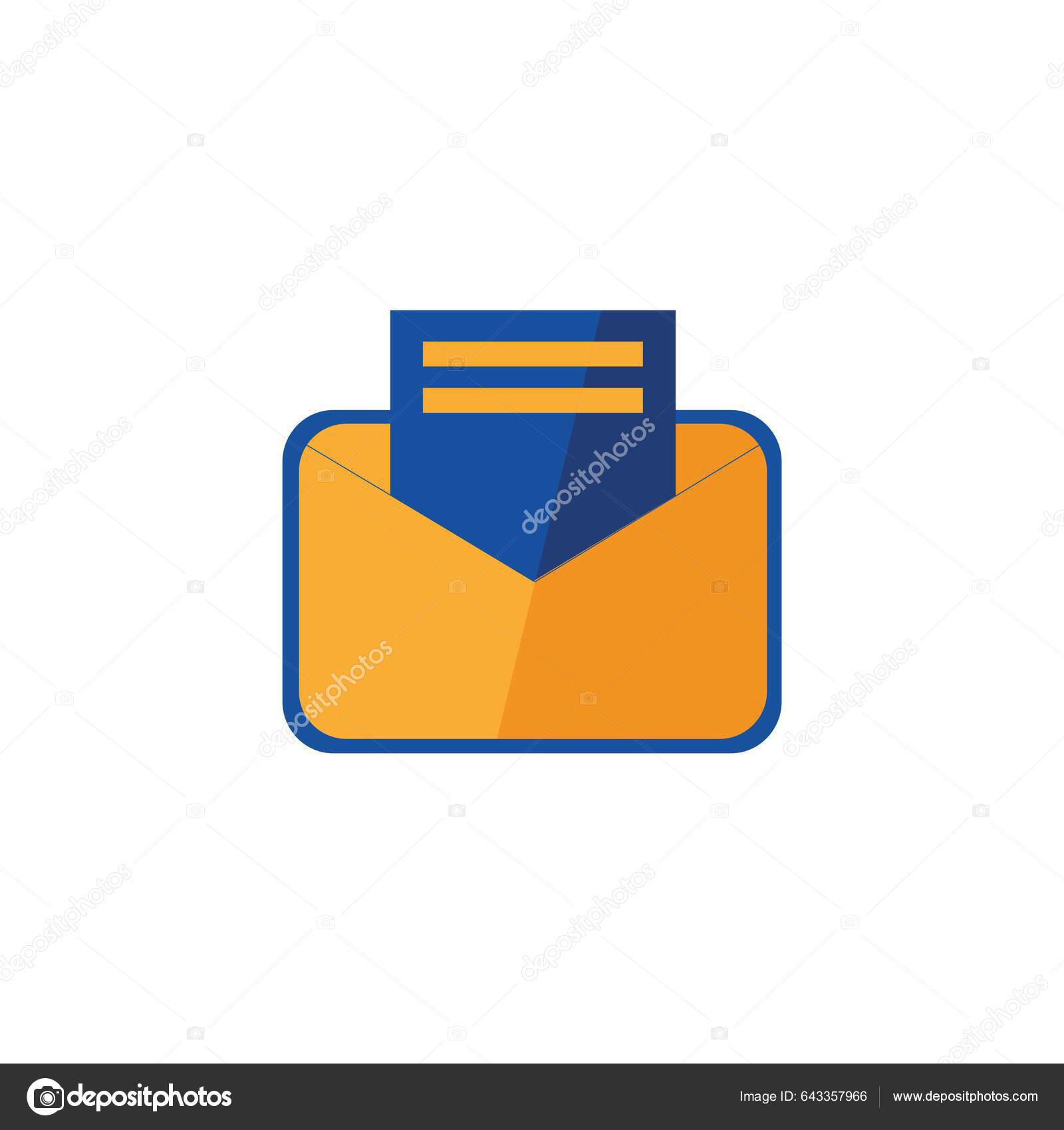 Mail Icon Flat Design Style Modern Vector Illustration Mail Icon Stock ...