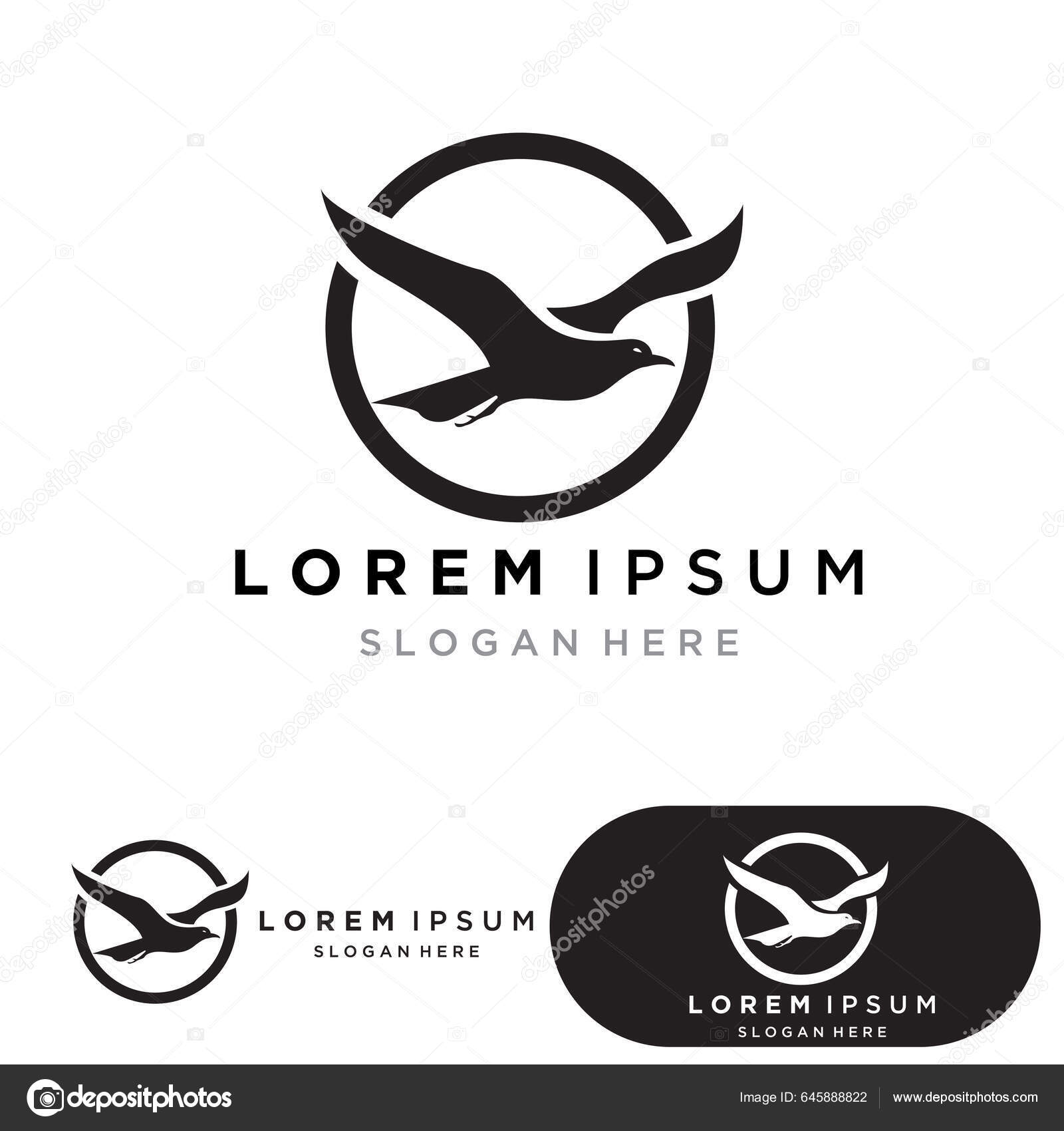 Bird Logo Template Vector Symbol Stock Vector by ©Hatigraphic 645888822