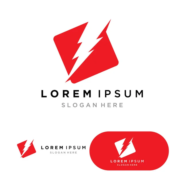 Thunderbolt Logo Symbol Vector Stock Vector by ©Hatigraphic 657535132