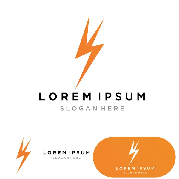 Thunderbolt Logo Symbol Vector Stock Vector by ©Hatigraphic 657535132