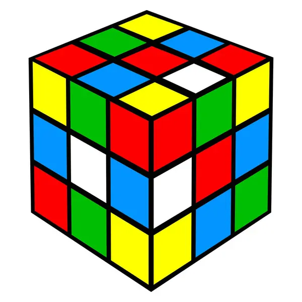 Rubiks cube white Vector Images | Depositphotos