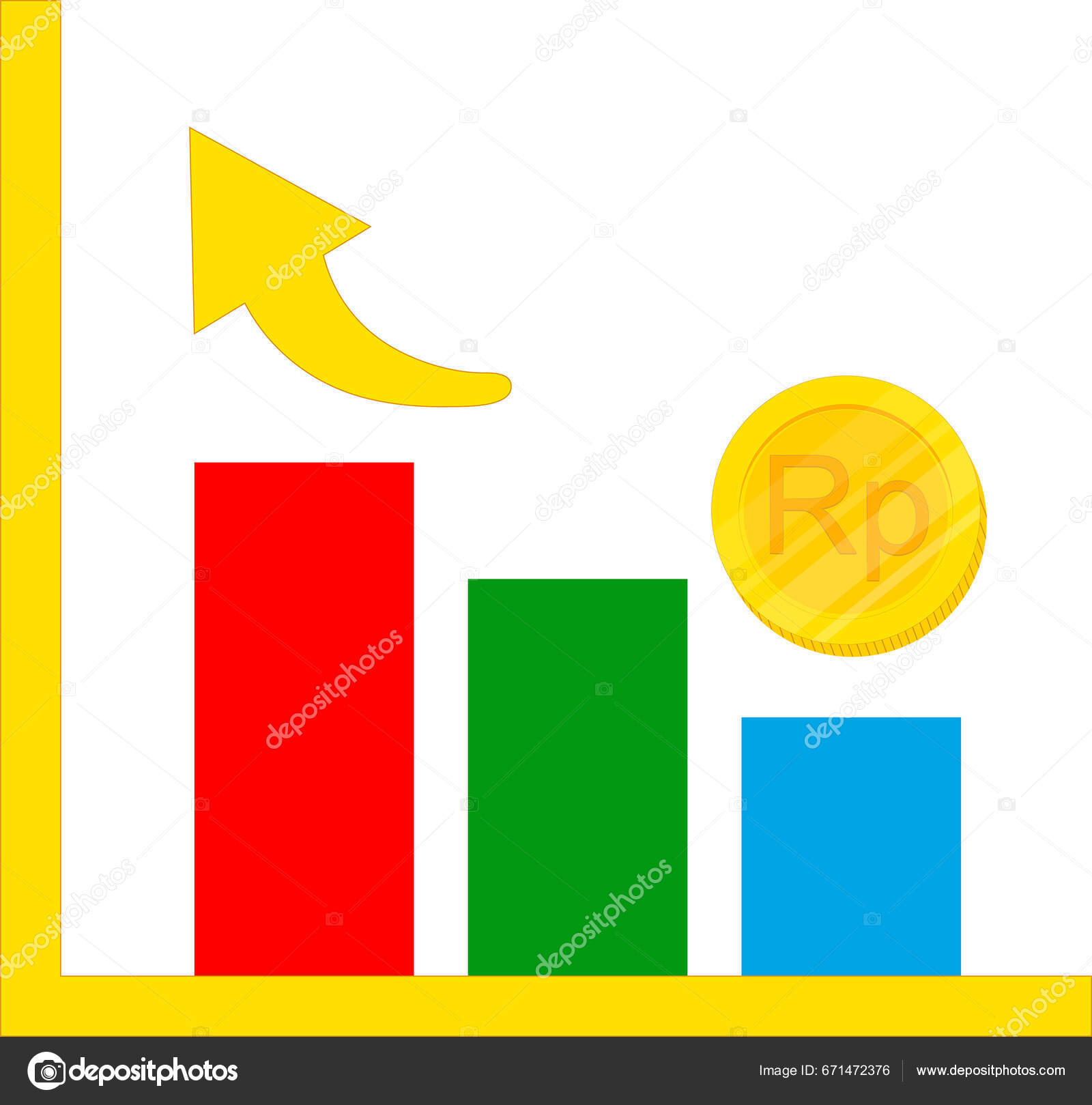 Illustration Wooden Background Graph Flag Stock Vector by ©Hhsinhsin ...