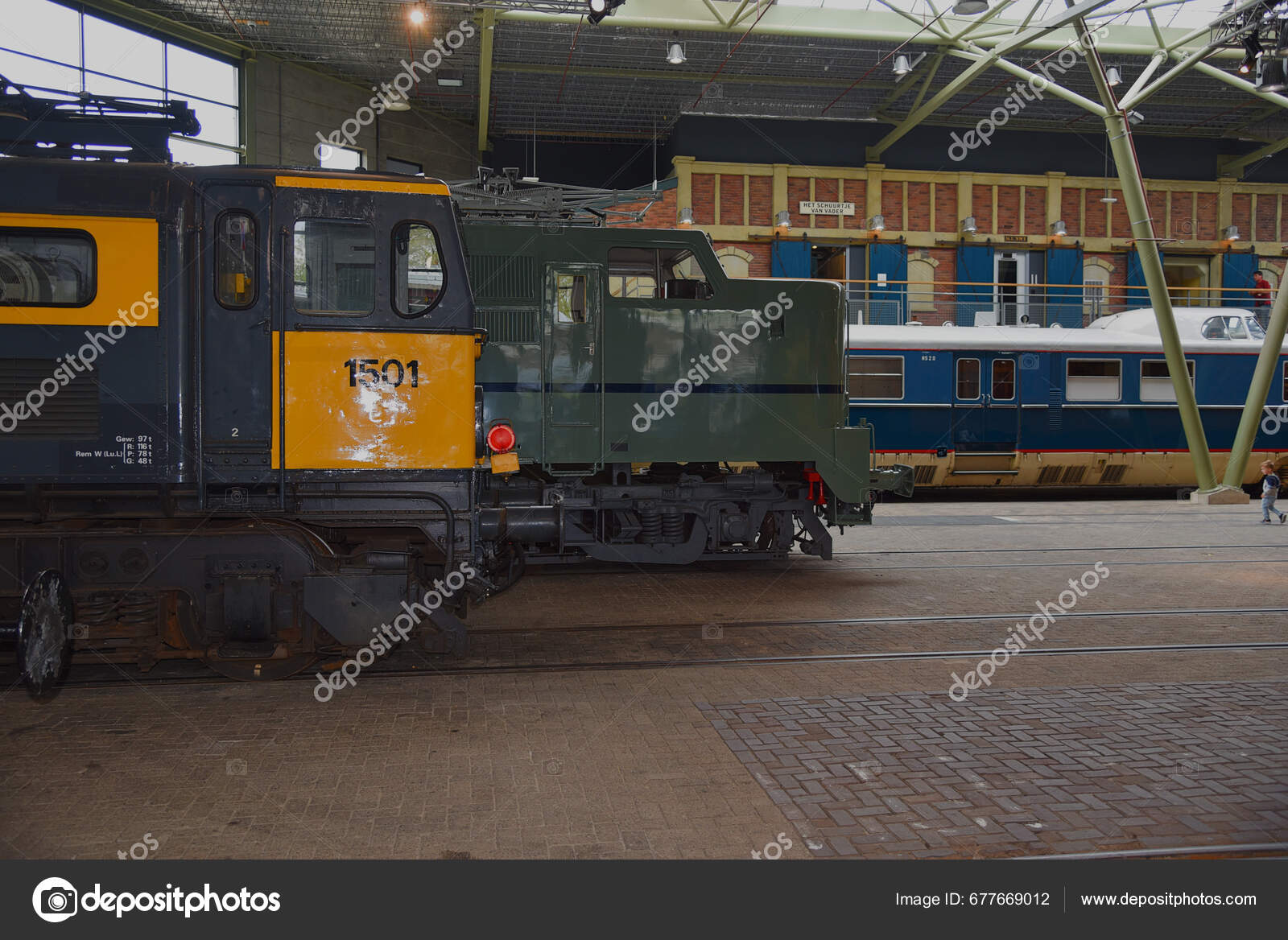 Utrecht Netherlands May 2023 Old Dutch Trains Railroad Museum Utrecht ...