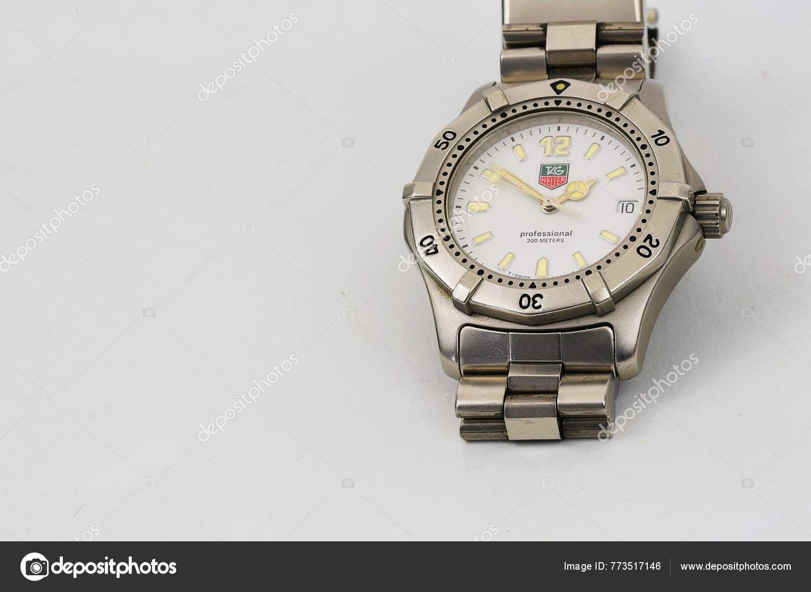 Close Swiss Made Watch Tag Heuer High Quality Photo — Stock Editorial ...