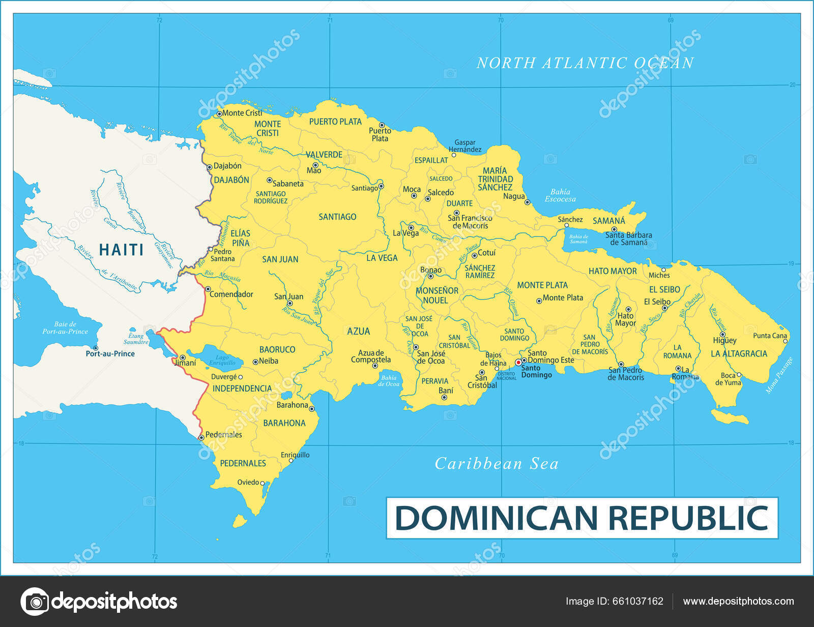 Mapa Republica Dominicana Blog De Geografia: Mapa Da República