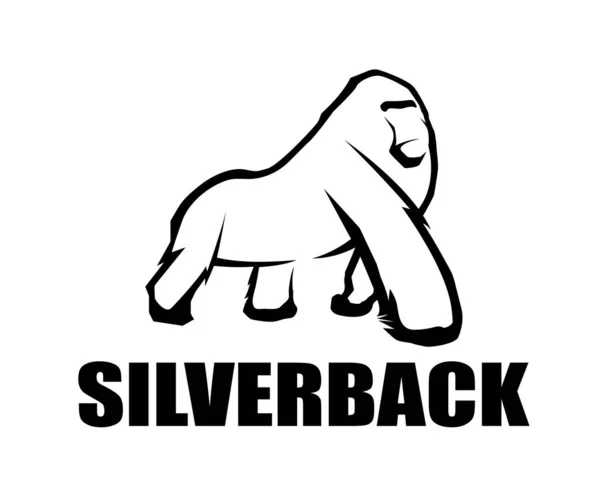94 Silverback gorilla Vector Images | Depositphotos