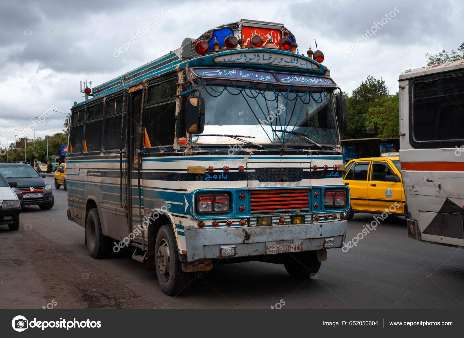 Damascus Syria May 2023 Old Bus Damascus Syria — Stock Editorial Photo ...