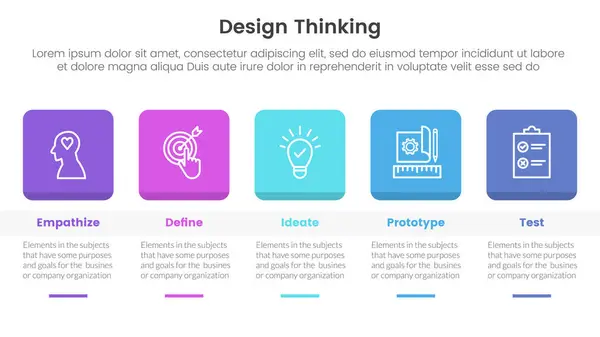 Design Thinking Process Infographic Template Banner Big Box Table ... Design Thinking Process Infographic Template Banner Big Box Table ...