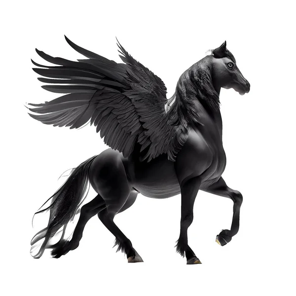 Black winged horse Stock Photos, Royalty Free Black winged horse Images ...