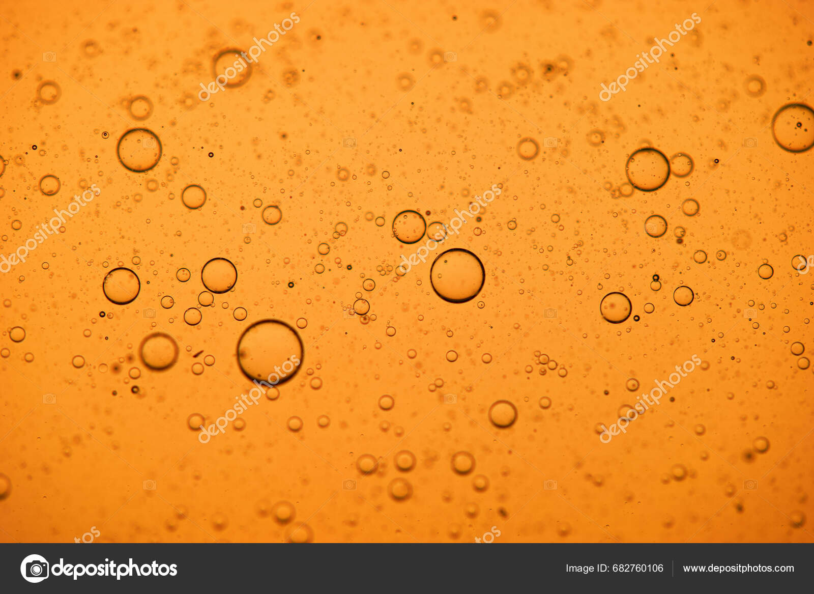 Yellow Bubbles Liquid Water Splash Drop Background Macro Wet Color ...