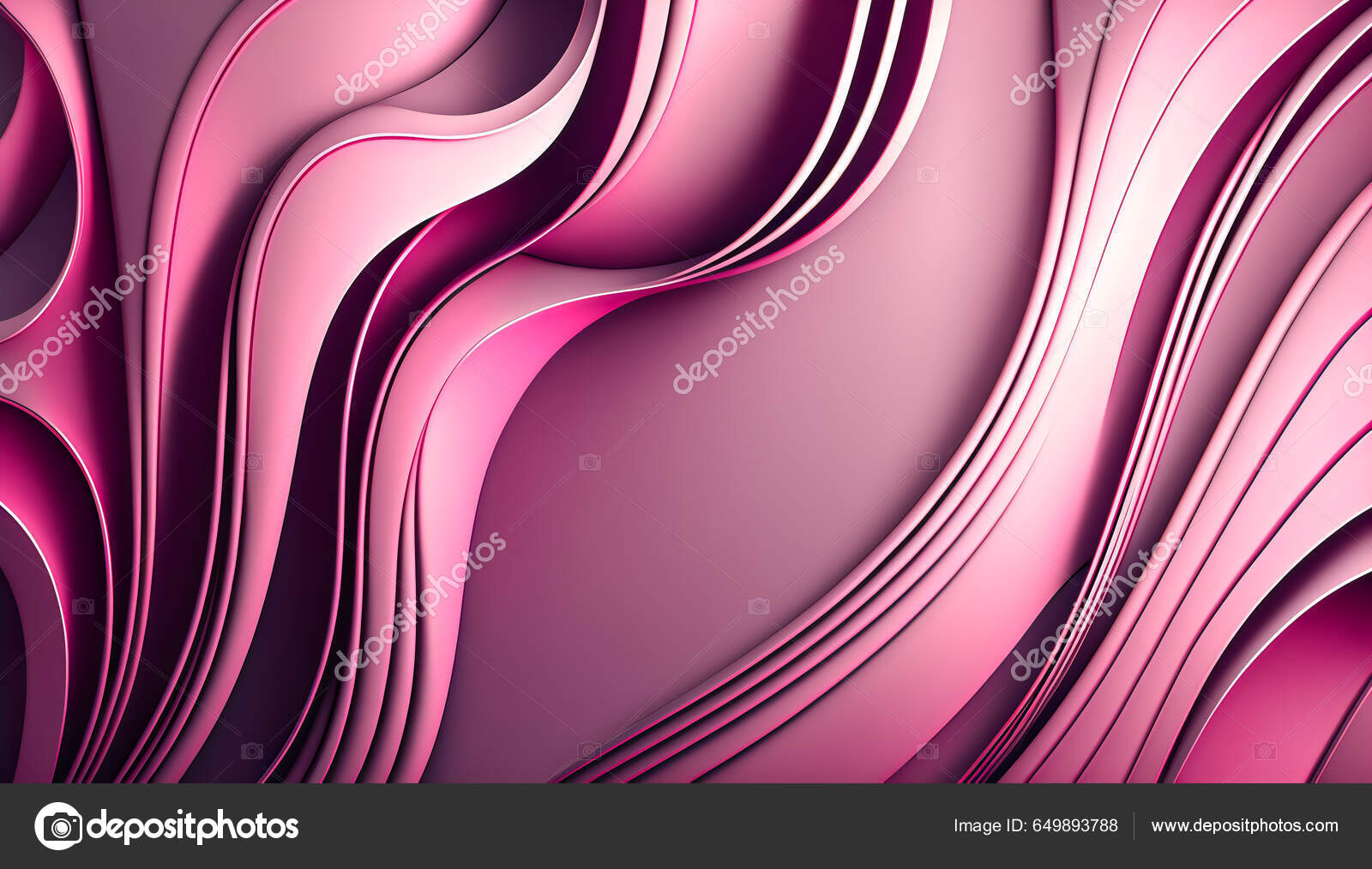 Pink Waves Abstract Background Illustration — Stock Photo © HT-Pix ...