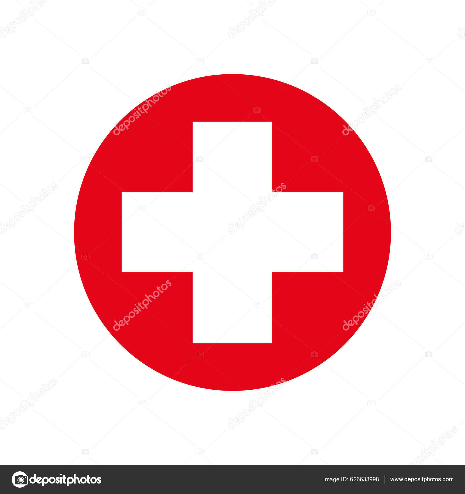 Cruz De Simbolo De Saude Cruz Médico Saúde Símbolo ícone Placa