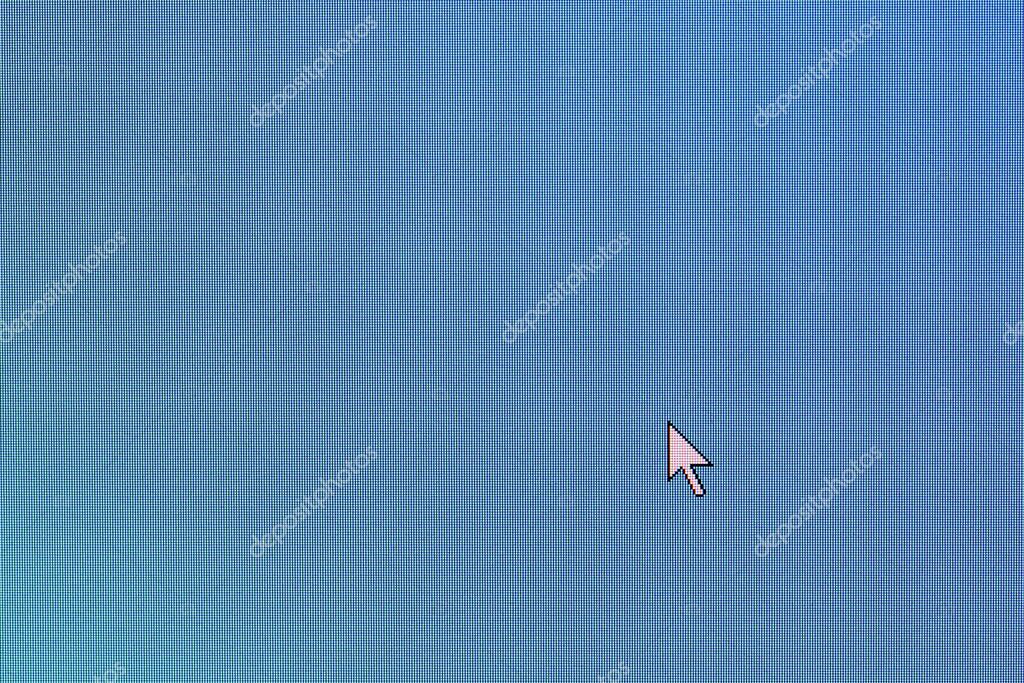 Iconos de cursores de píxeles: flecha blanca o cursor de flecha normal ...