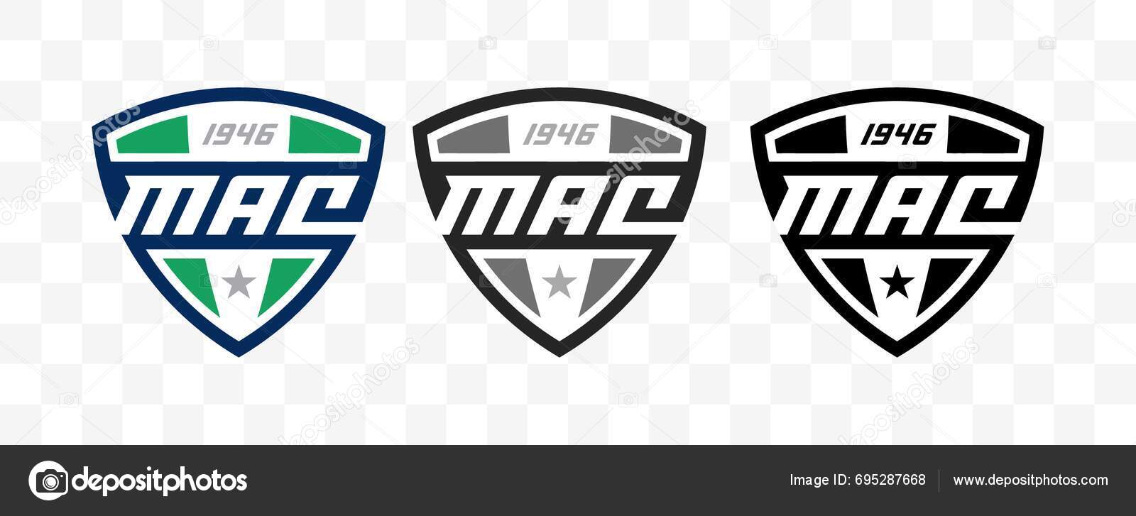 Mid American Conference Logos Mid American Conference Isolated Logos ...