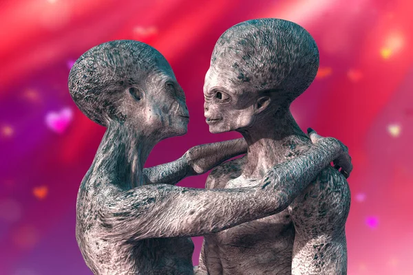 Alien And Human Love
