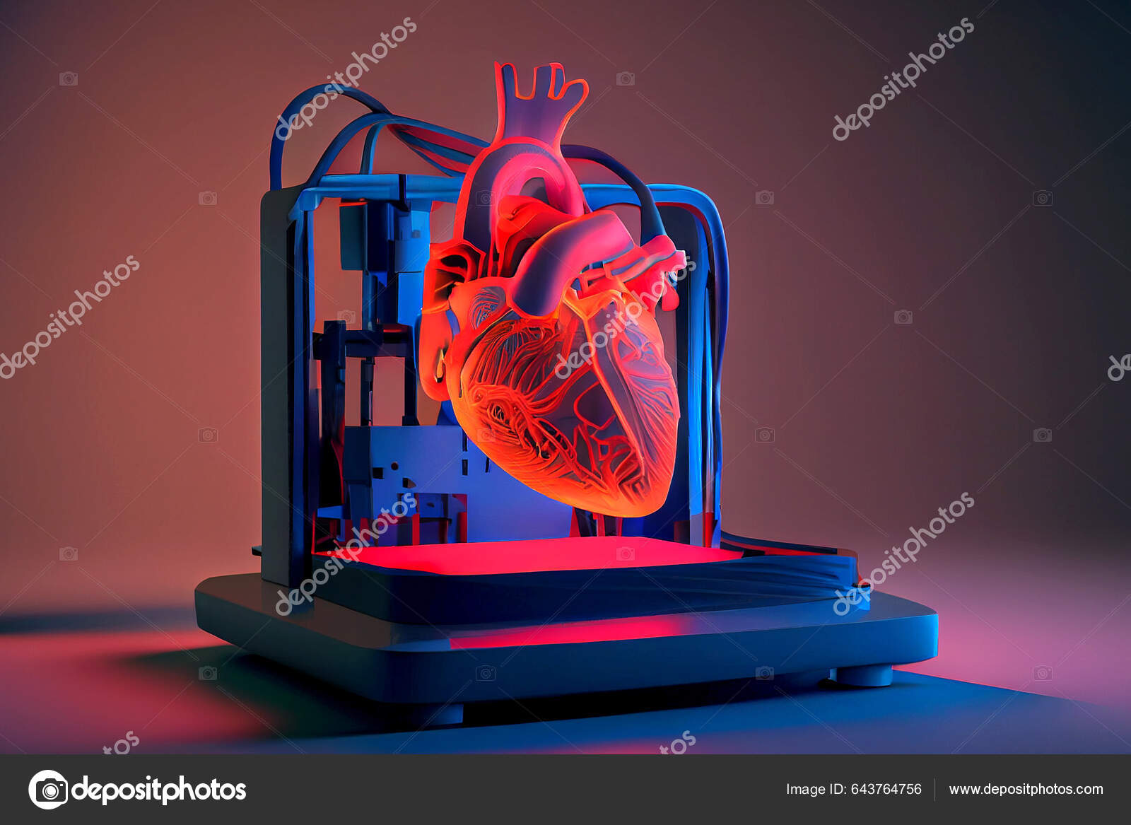 3d Printed Human Heart