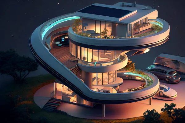Futuristic Mansion