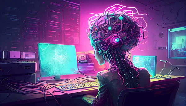 Cyber brain Stock Photos, Royalty Free Cyber brain Images | Depositphotos