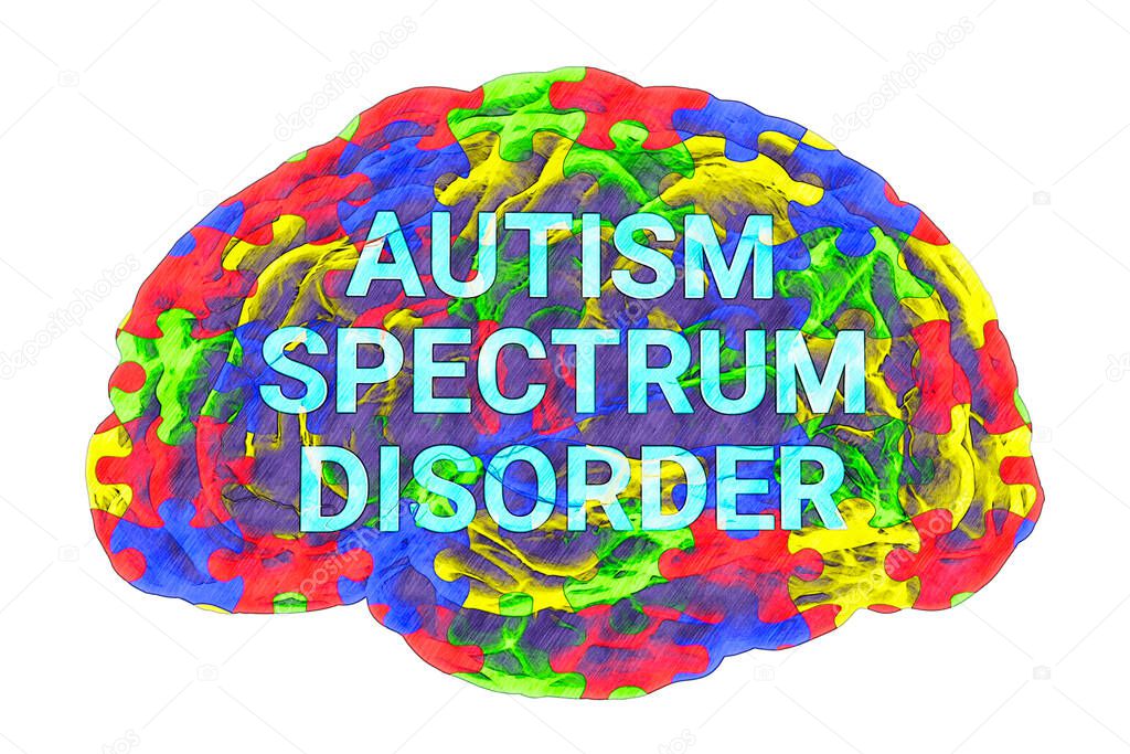 Texto Trastorno del espectro autista dentro del modelo del cerebro ...