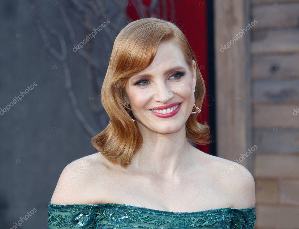 Jessica Chastain en el estreno en Los Ángeles de 'It Chapter Two ...