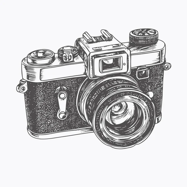Vintage Camera Drawing