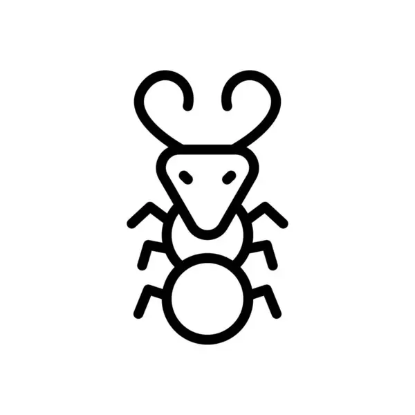 Icono de hormiga o dise o de logotipo s mbolo de signo aislado ilustraci n vectorial. Una ...