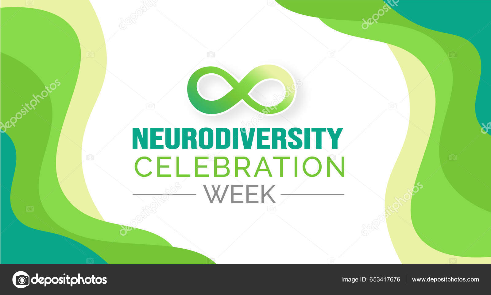 Neurodiversity Celebration Week Background Banner Design Template ...