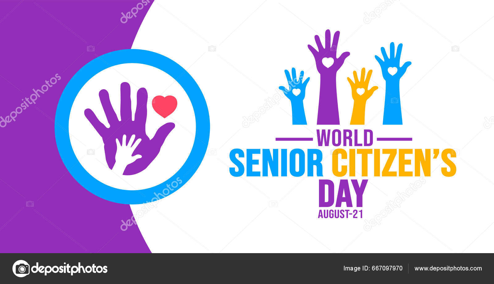 World Senior Citizens Day Background Template Holiday Concept ... World Senior Citizens Day Background Template Holiday Concept ...