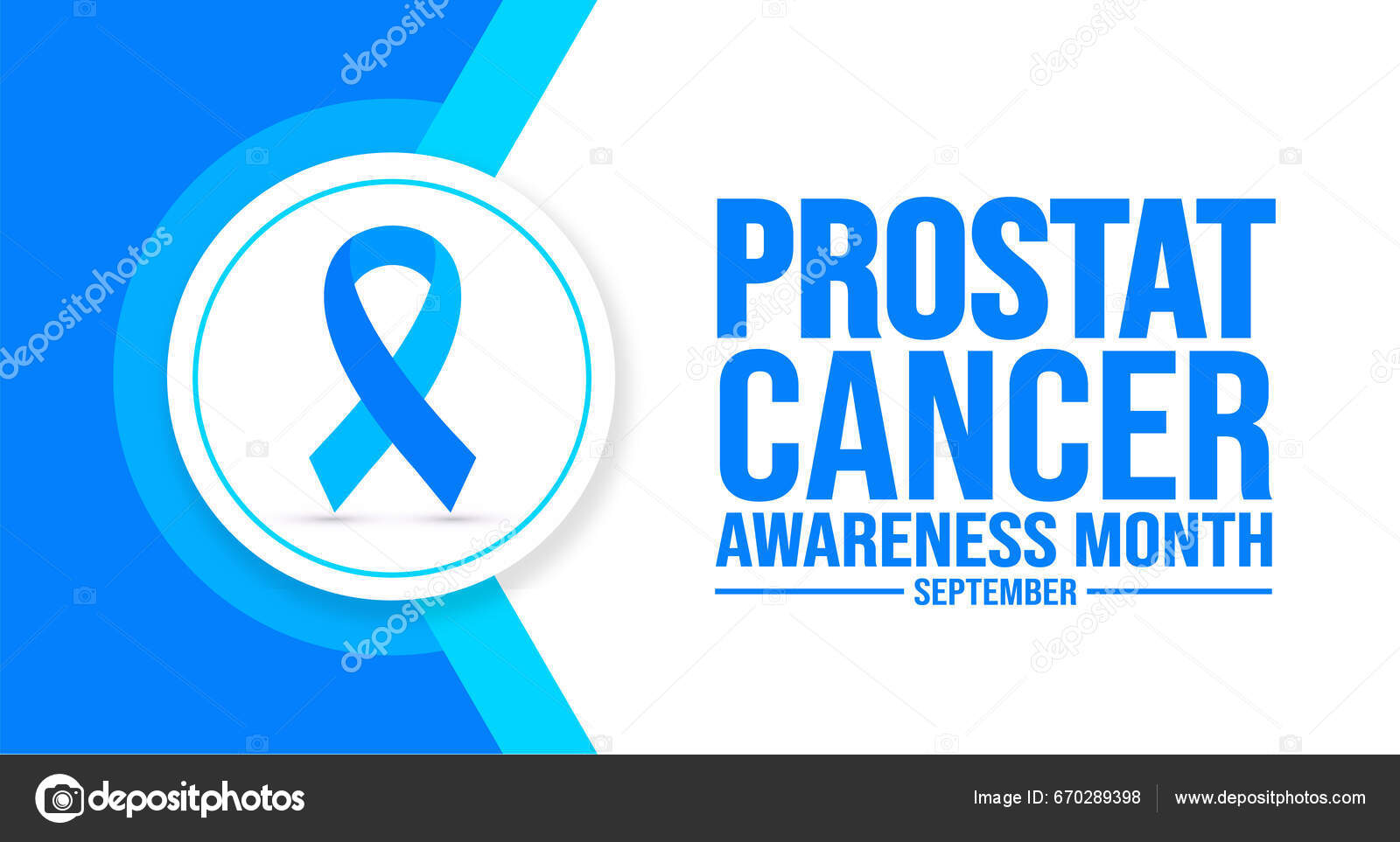 September Prostate Cancer Awareness Month Background Template Holiday ...
