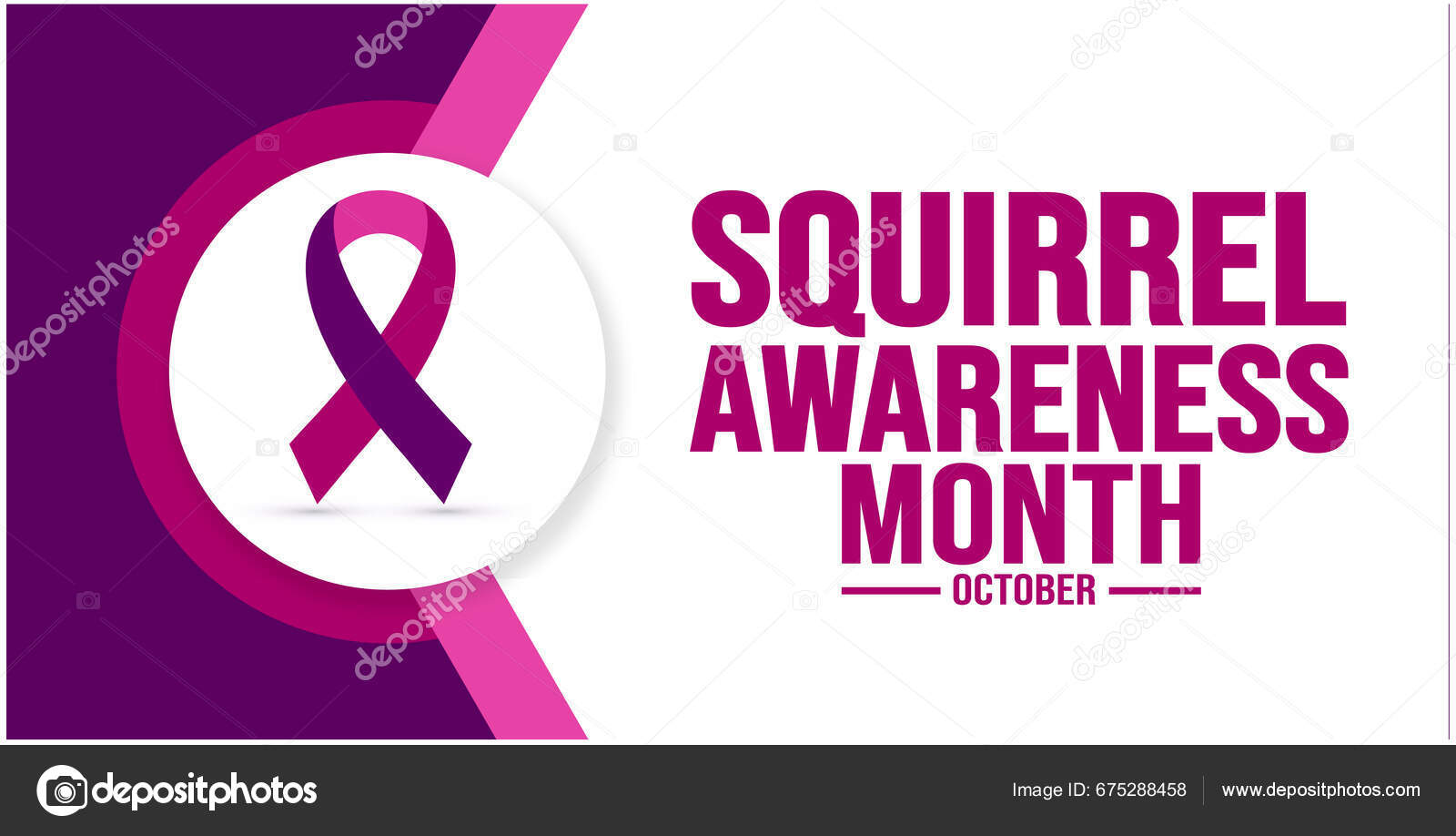 October Squirrel Awareness Month Background Template Use Background ...