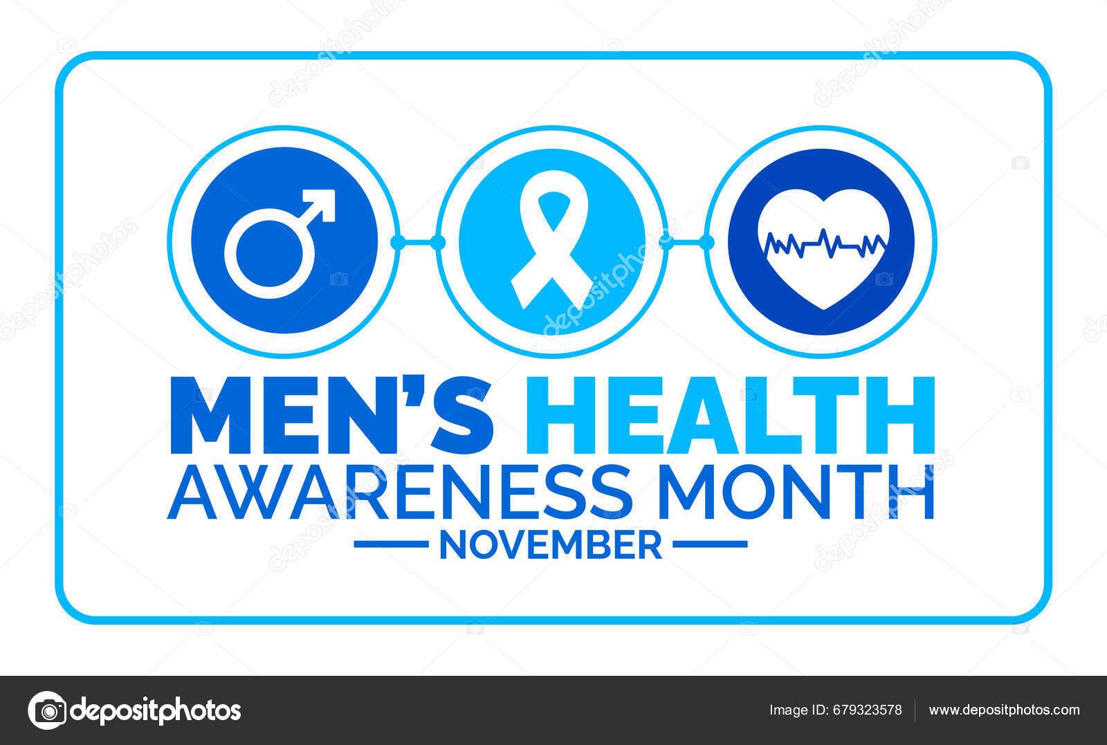 November Men's Health Awareness Month Background Template Holiday ...