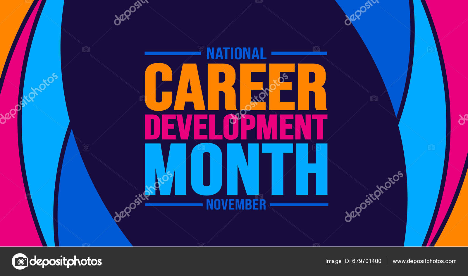 November National Career Development Month Background Template Holiday ...