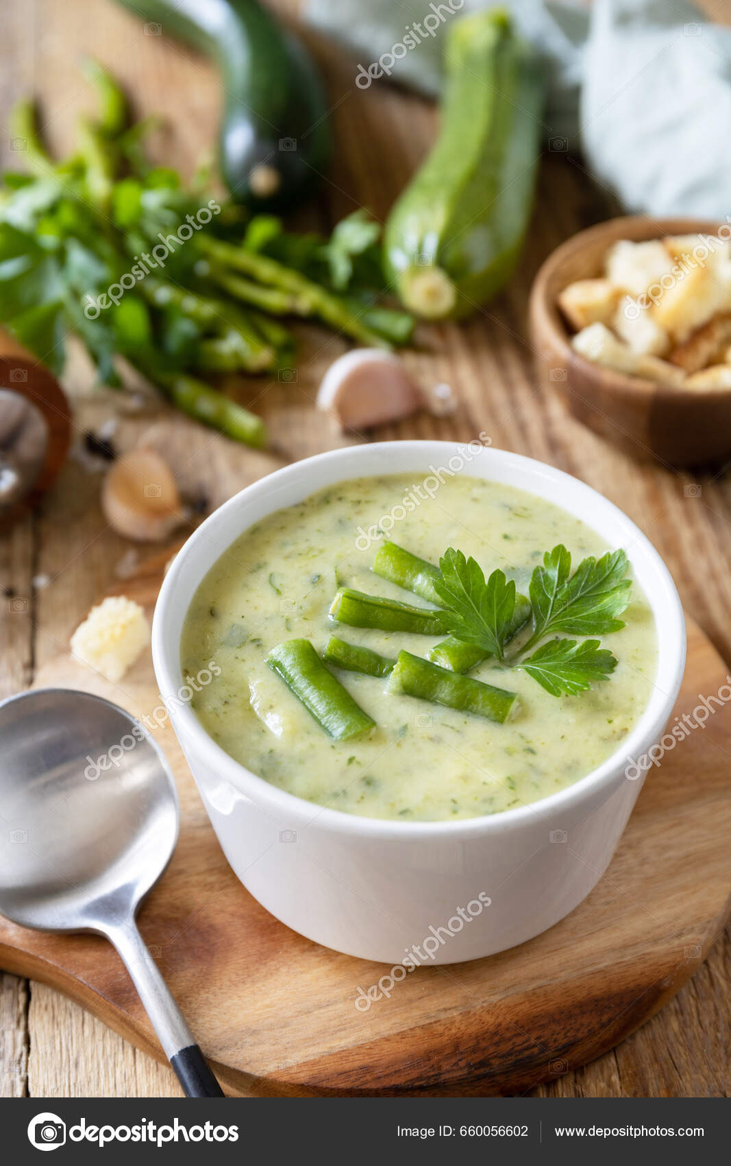 Green Bean Soup Pureed